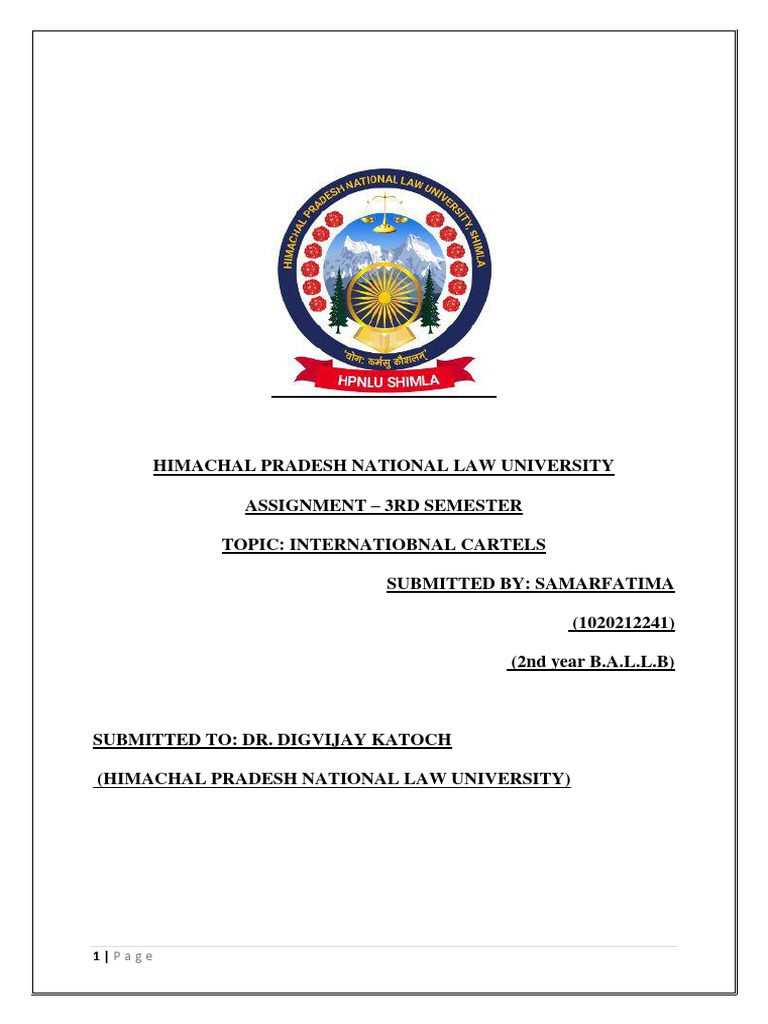 International Cartels. | PDF