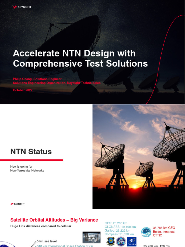 Track A6-Accelerate NTN Design With Comprehensive Test Solutions ...