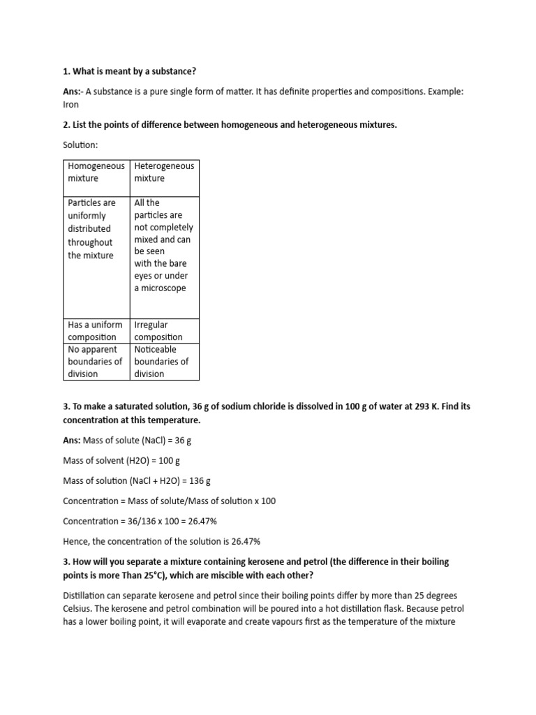 NCERT Changes Around Us 9th Class | PDF | Mixture | Solubility NCERT Changes Around Us 9th Class | PDF | Mixture | Solubility