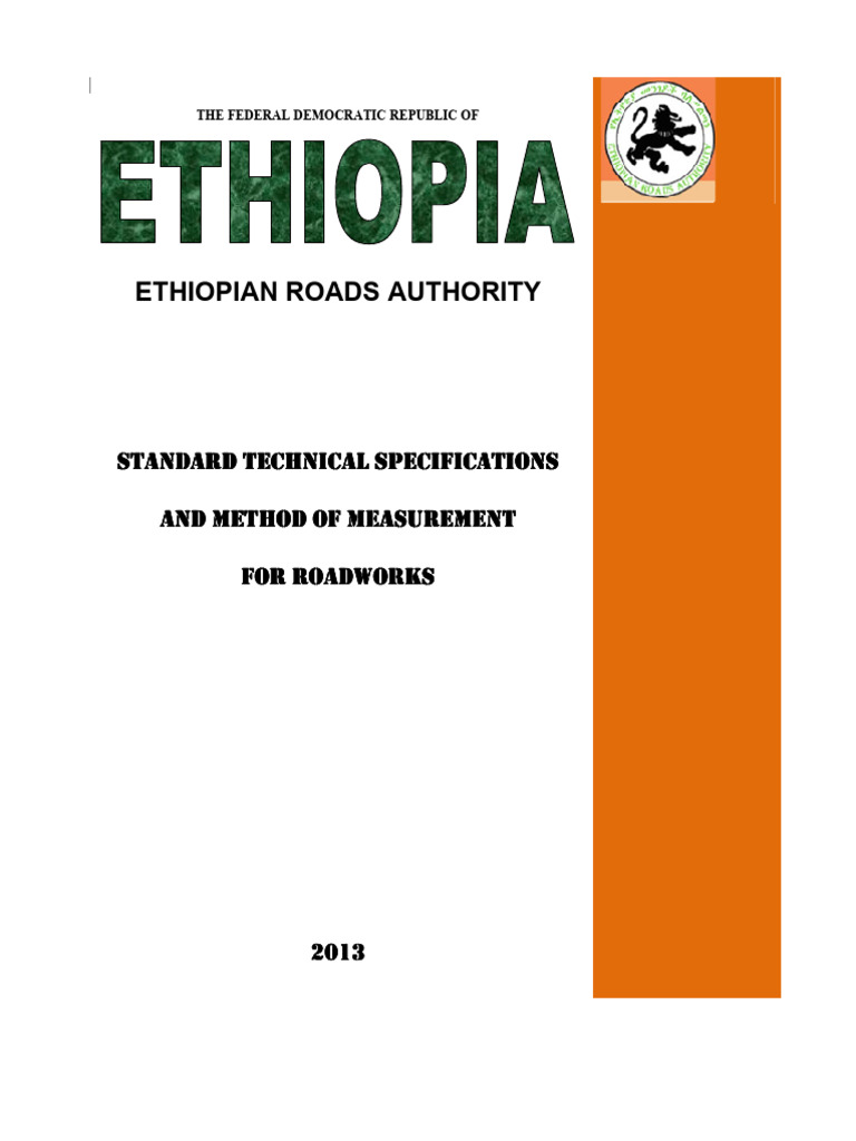ERA Standard Technical Specification and Method of Measurment For | PDF | Specification ...