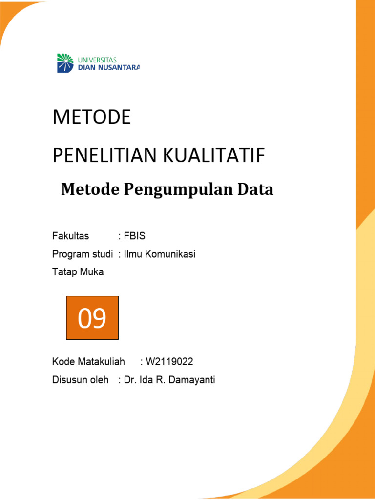 Modul-9 MP - Kualitatif | PDF | Karier & Perkembangan | Sains & Matematika