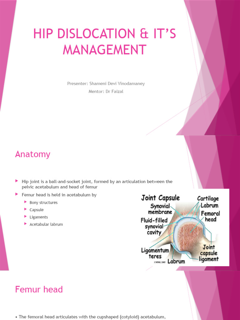 Hip Dislocation: Types and Reduction Techniques | PDF | Hip ...