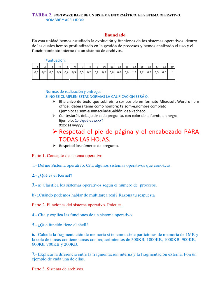 Tarea 2. SOM-E | PDF | Archivo de computadora | Sistema operativo