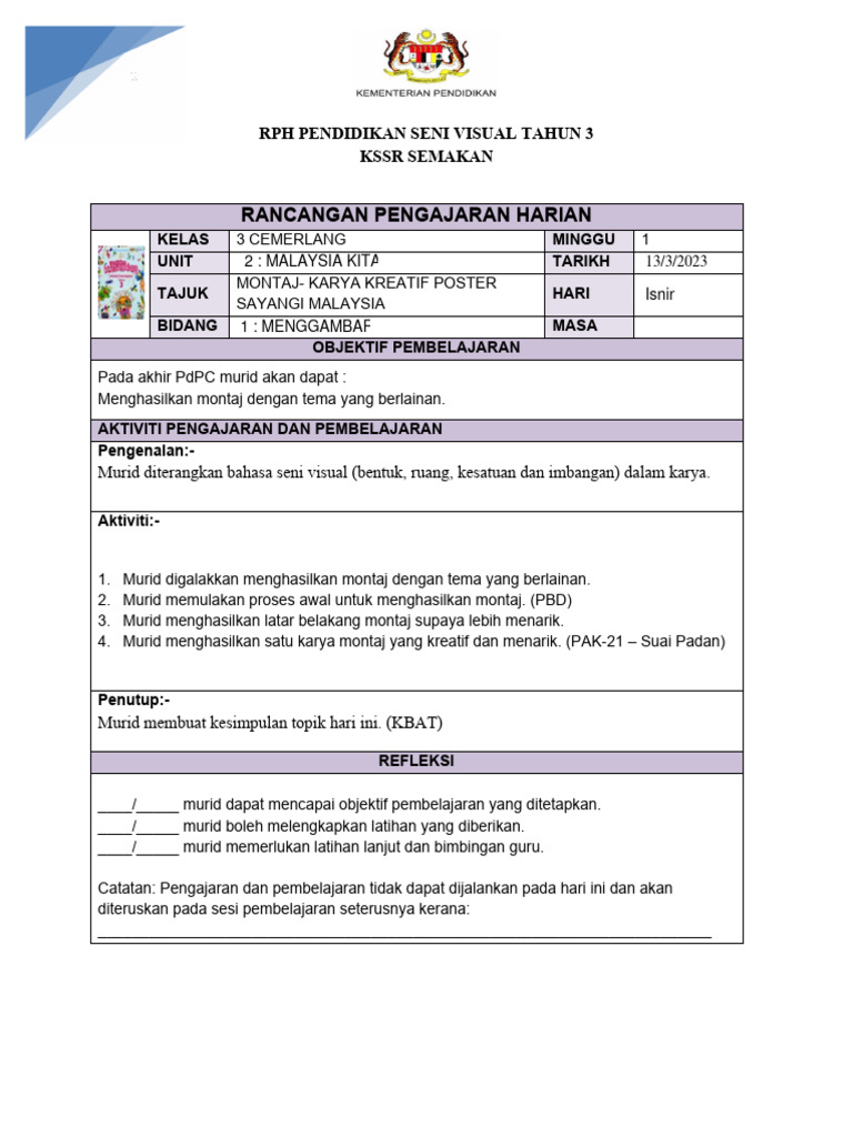 RPH PSV THN 3 New | PDF