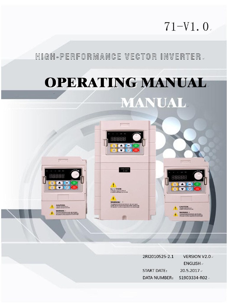 HS710英文 V1 | PDF | Electric Motor | Capacitor