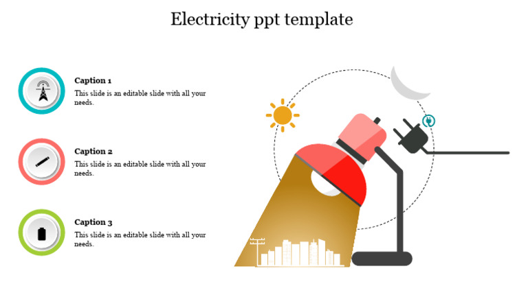 Editable Electricity PPT Template | PDF | Technology & Engineering