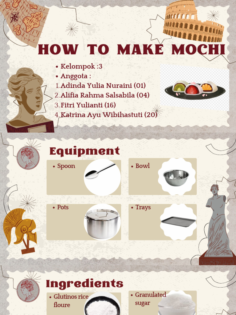 Mochi Making Procedure in English | PDF | Wellness | Lifestyle