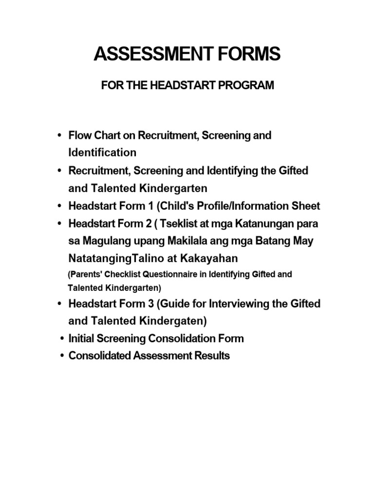 Assessment For GT | PDF