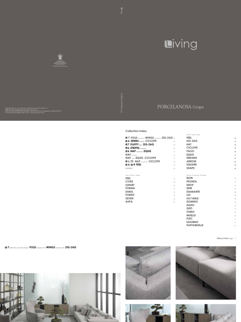 Catalogo General Living Collections 2022 | Descargar gratis PDF | Materiales