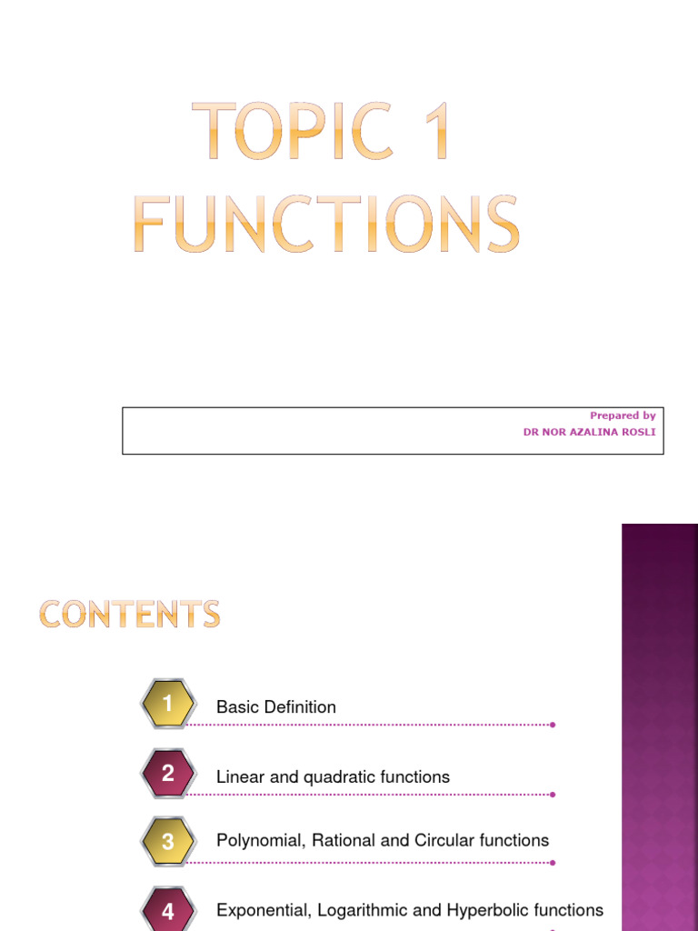 Function Part 1 Pdf Function Mathematics Linearity