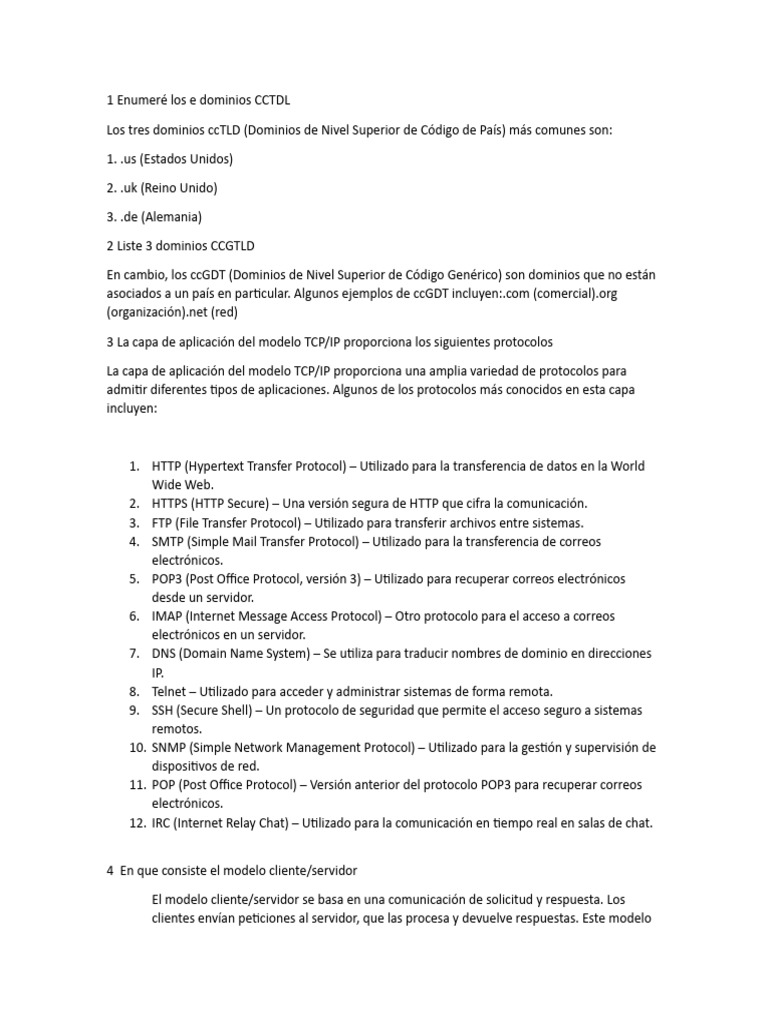 Guia de Trabajo | PDF | Enrutador (Computación) | Protocolos de internet