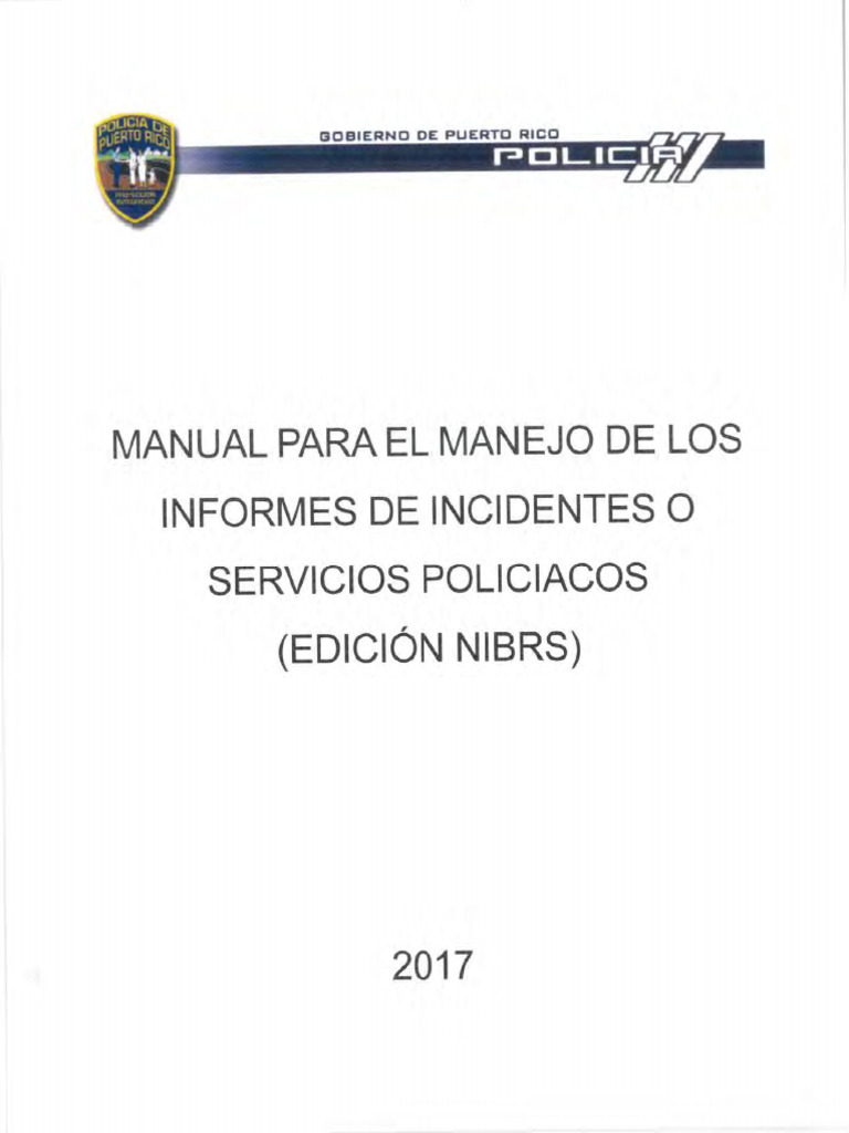 Manual NIBRS | PDF