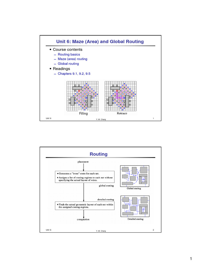 Maze Routing3 | PDF | Routing | Mathematical Relations