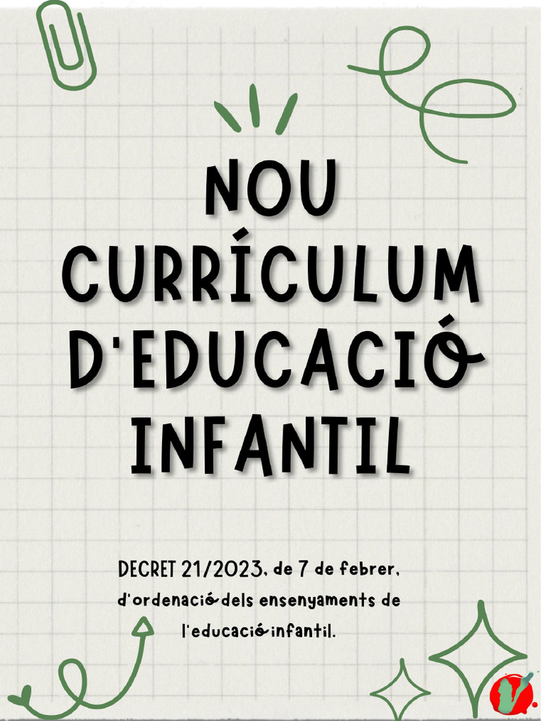 Resum Del Nou Currículum D'ed. Infantil | PDF