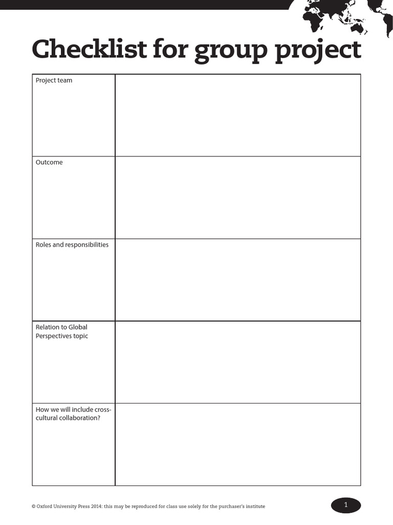 Global Perspectives Team Project Guide | PDF