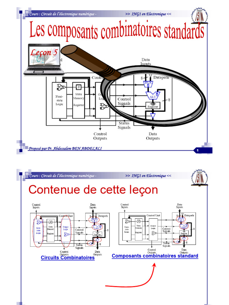 P2 CH3 Composants Combinatoires | PDF
