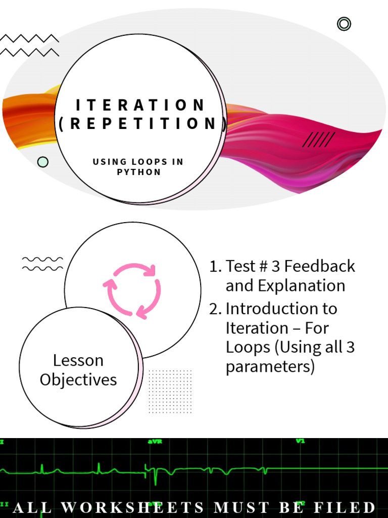 Presentation 7 - Iteration | PDF | Teaching Methods & Materials ...