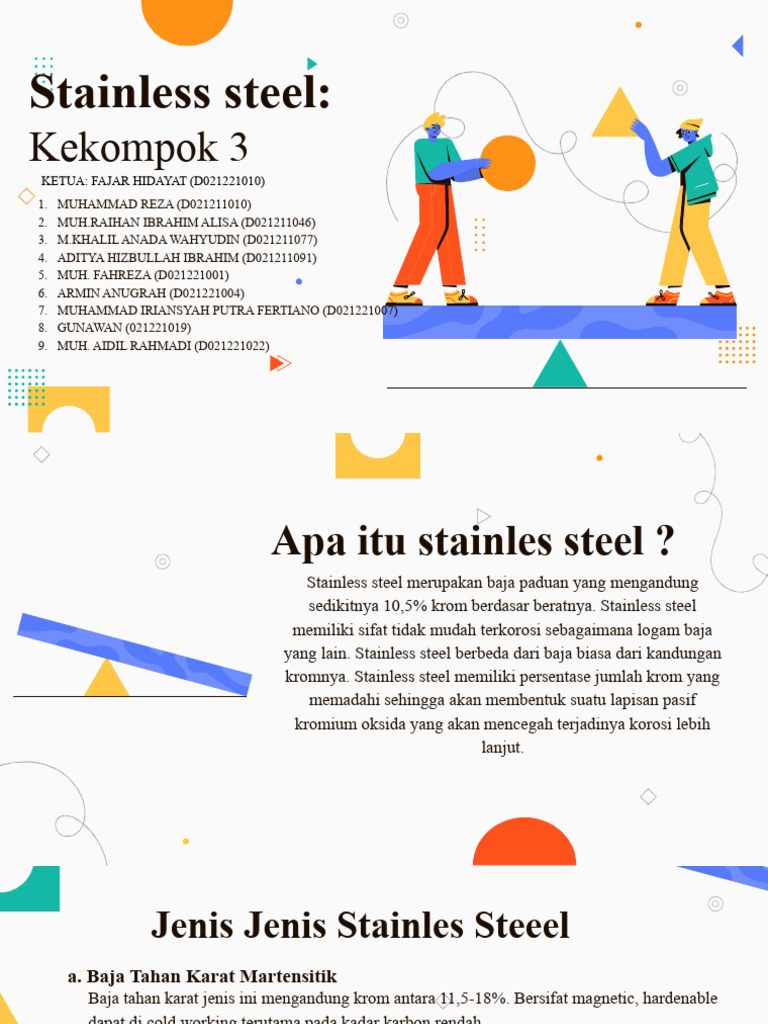 Jenis dan Aplikasi Stainless Steel | PDF