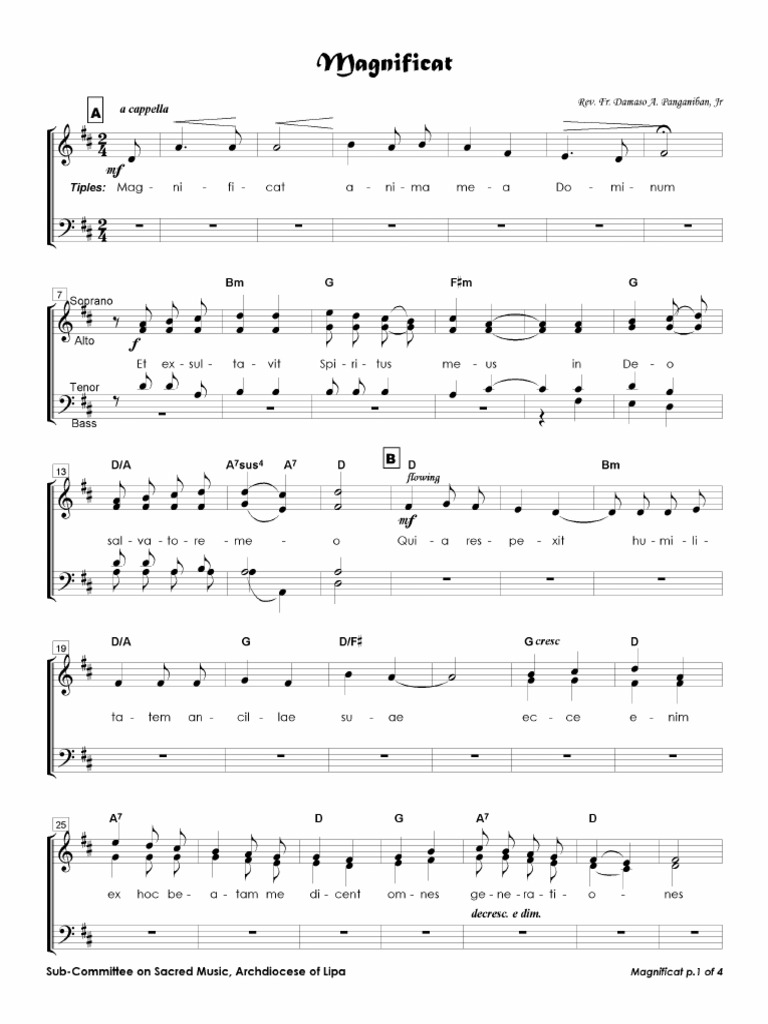 Magnificat Fr Bong Panganiban 2015 Size320with20correction | PDF