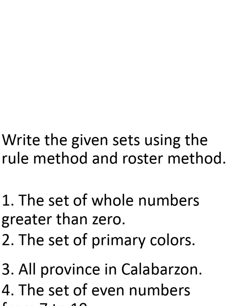 Universal Set and Subset Examples | PDF | Teaching Methods & Materials