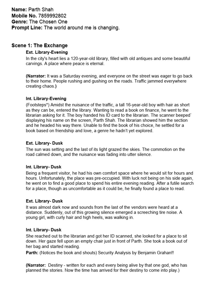 Parth Shah | PDF | Mystery, Thriller & Crime Fiction | Poetry