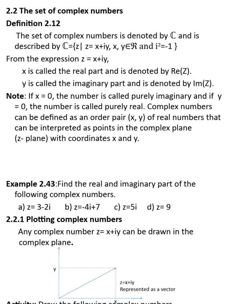 Math4 | PDF | Complex Number | Algebra