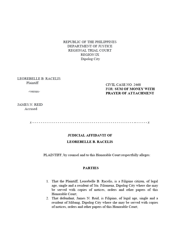 Preliminary Attachment | PDF