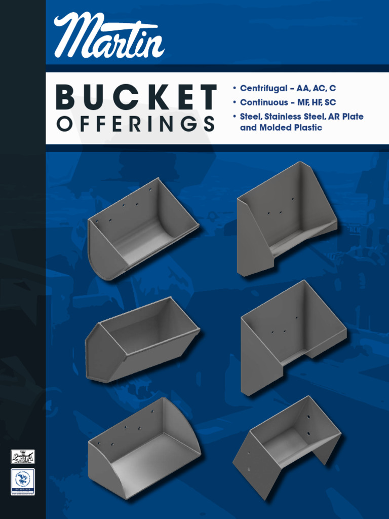Steel Bucket Offering Brochure-Interactive | PDF | Belt (Mechanical ...