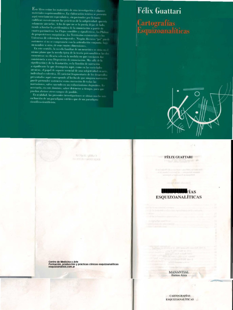 Guattari Felix Cartografias Esquizoanaliticas | PDF