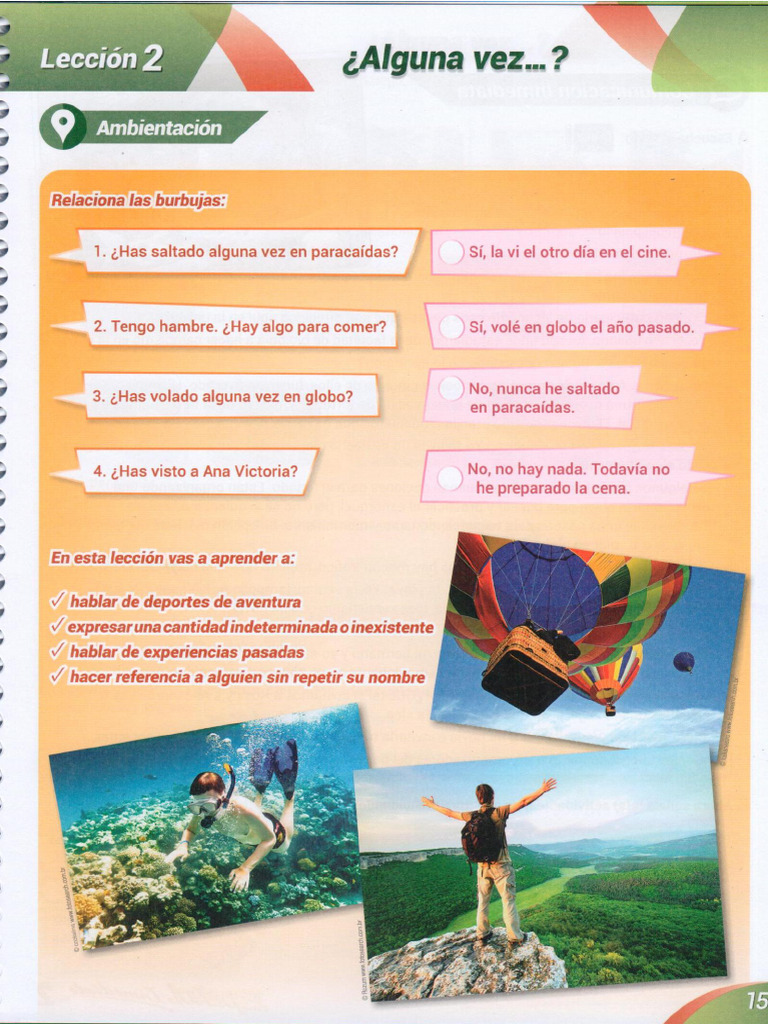 Español Inmediato 2 - Leccion 2 | PDF