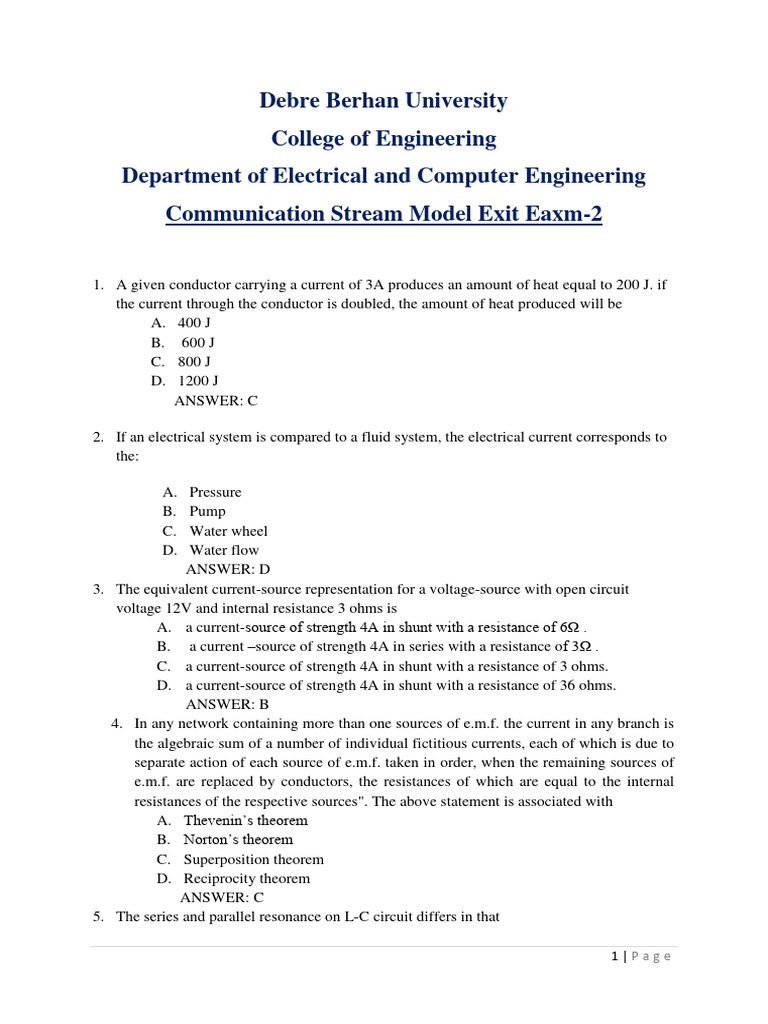 Basic-Model For Communication Stream | PDF | Electrical Network | Logic Gate