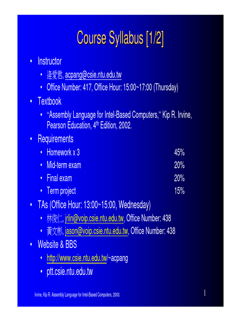 Chapt 01 | PDF | Integer (Computer Science) | Assembly Language Chapt 01 | PDF | Integer (Computer Science) | Assembly Language