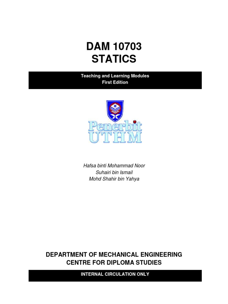 Full Workbookandlabsheet Dam10703staticsnew | PDF | Beam (Structure ...