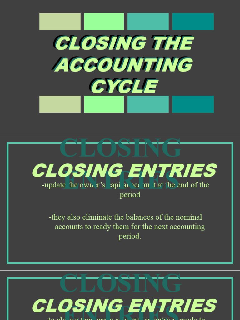 Fabm1 Chapter 6 Closing Entries | PDF | Debits And Credits | Expense
