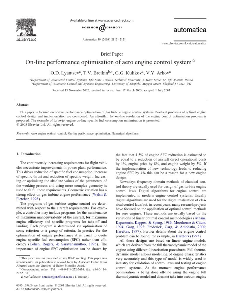 J-2003-On-line Performance Optimisation of Aero Engine Control System ...