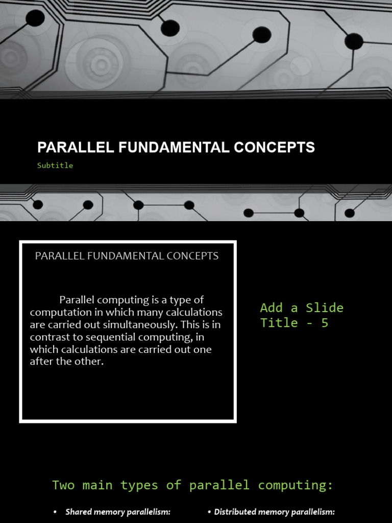 Parallel Computing Basics | PDF | Parallel Computing | Concurrent Computing
