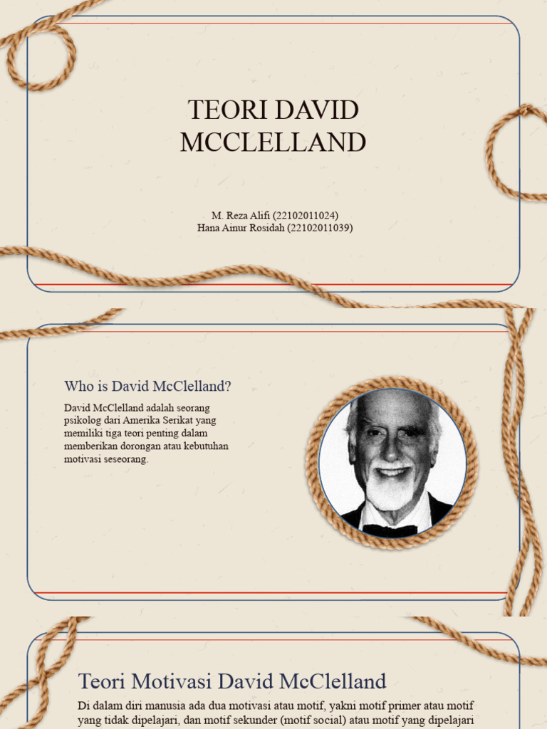 Teori Motivasi David McClelland | PDF