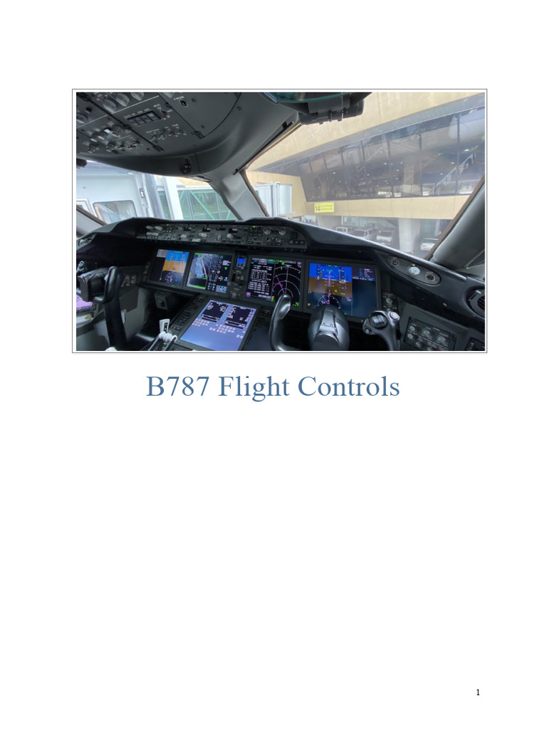 787 Flight Controls CBT | PDF | Aircraft Flight Control System | Flight ...