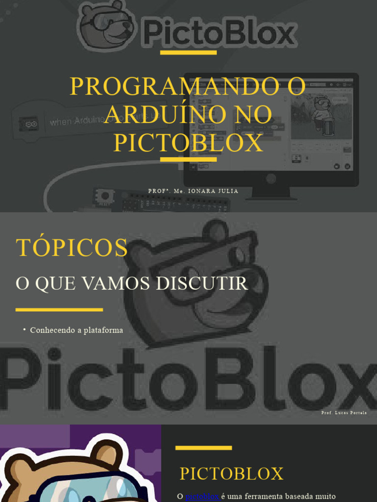 Programação Arduino com Pictoblox | PDF