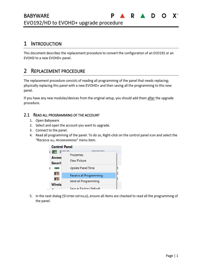 BBW EVO192 and EVOHD To EVOHD+ Upgrade Procedure | PDF