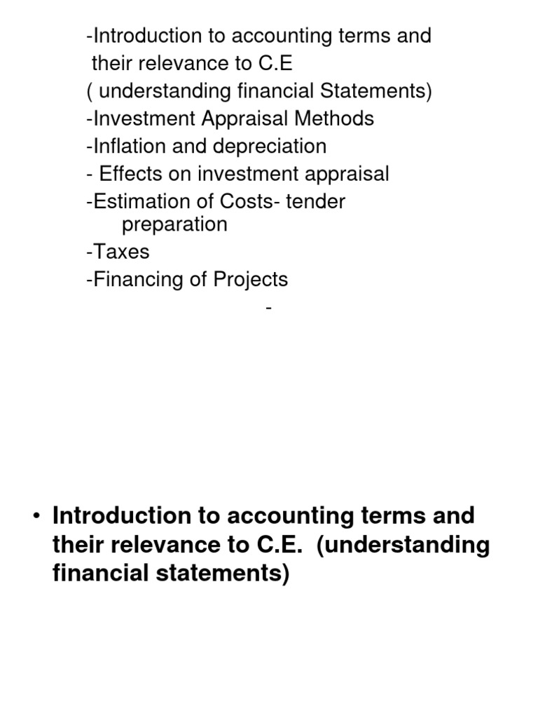 CE Construction Economics Lecture1 | PDF