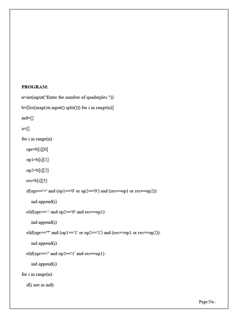 Algebraic Simplification | PDF