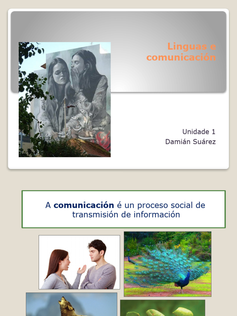 Tema 1 Comunicacion e Linguaxe | PDF