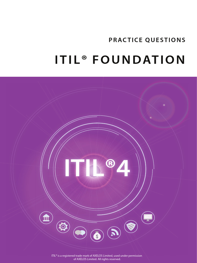 ITIL 4 Foundation Select Practice Questions 1 | PDF | It Service ...