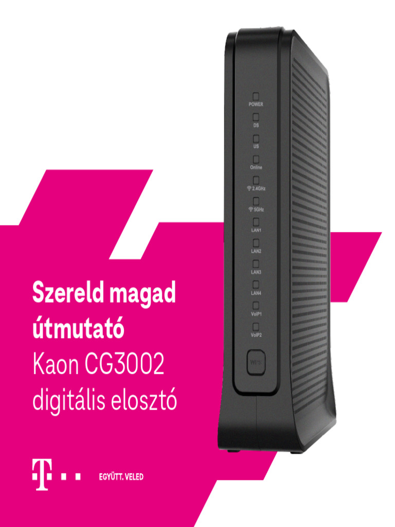 Kaon cg3002 SZM Utmutato | PDF