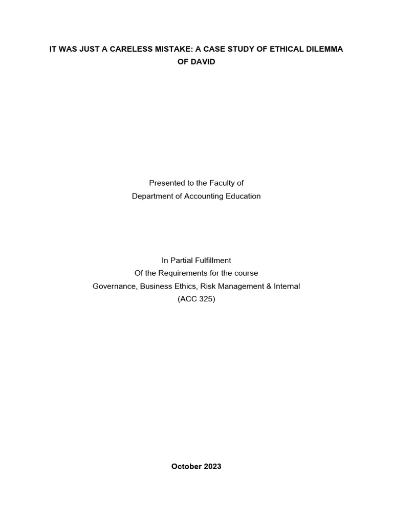 Case Study - Group 2 | PDF | Audit | Accounting