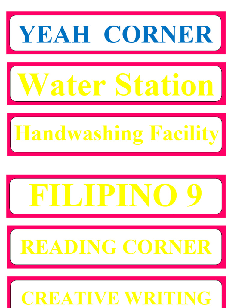 Handwashing Facility and Display Board | PDF