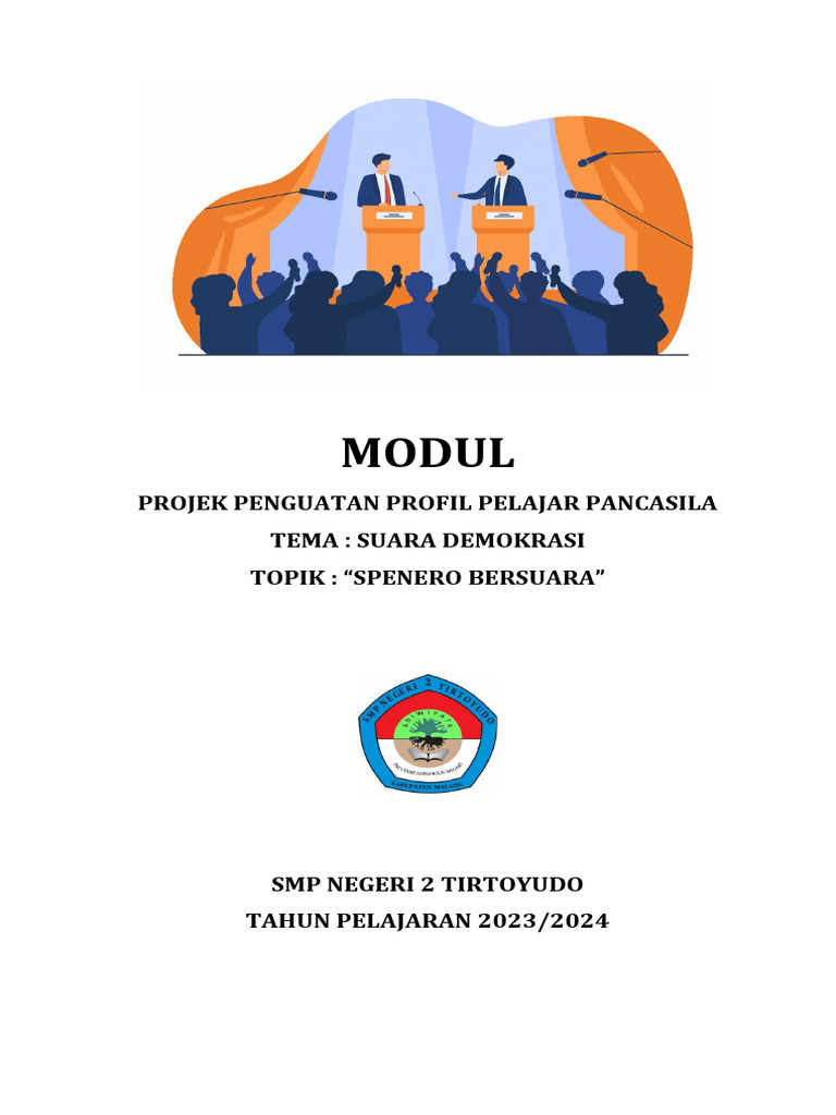 Modul P5 Suara Demokrasi Fix | PDF | Karier & Perkembangan