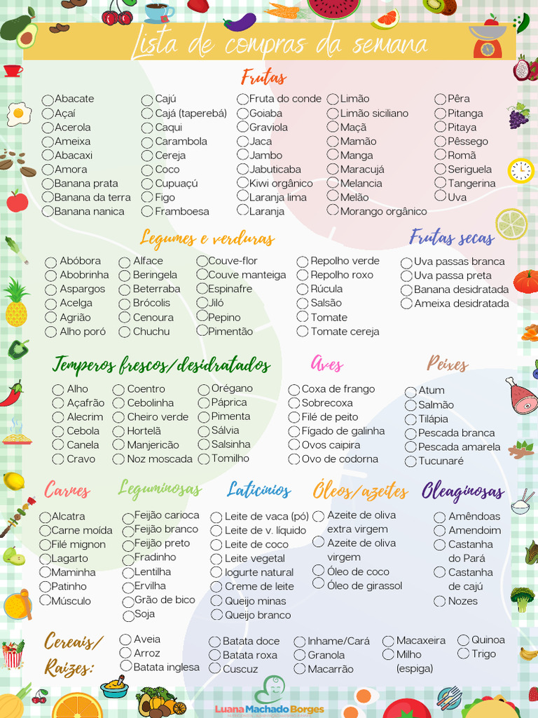 (Imprimir) Lista de Compras | PDF