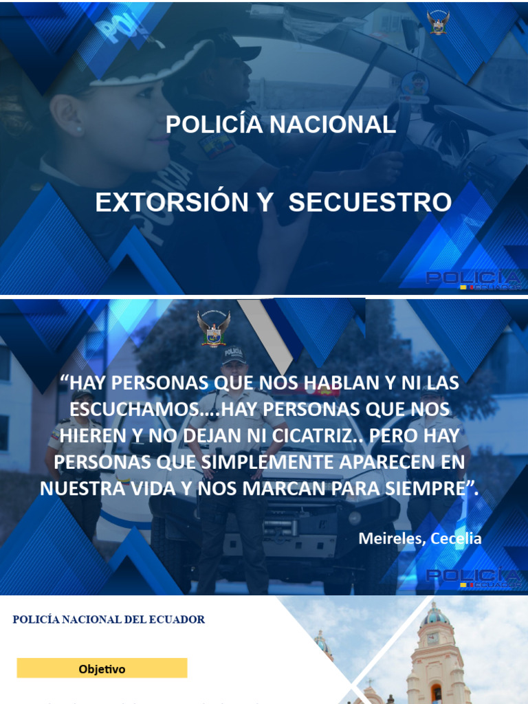 Prevención de Extorsión y Secuestro | PDF | Extorsión | Secuestro
